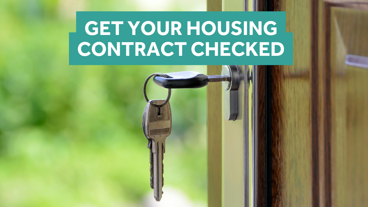 Don’t sign until you’re sure: Free housing contract checks from ...